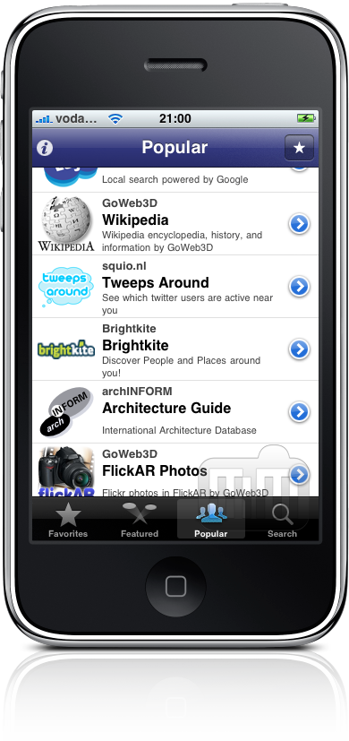 Software de realidade aumentada Layar chega à iPhone App Store (e não ...