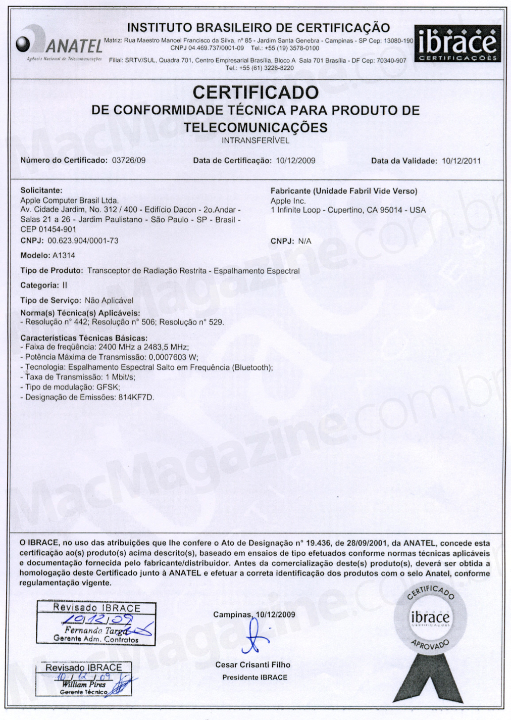 Anatel homologa Wireless Keyboard 2009 e novas edições do AirPort ...