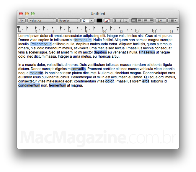 Dica do dia: como fazer múltiplas seleções no Editor de Textos do Mac ...