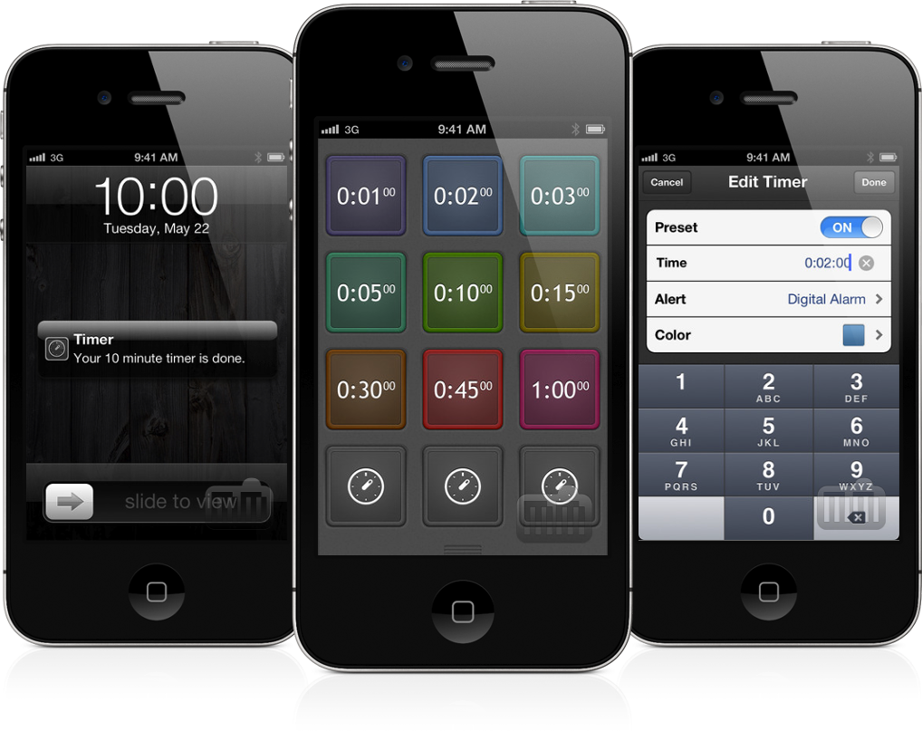 Timer, um aplicativo simples e objetivo para iPhones/iPods touch ...