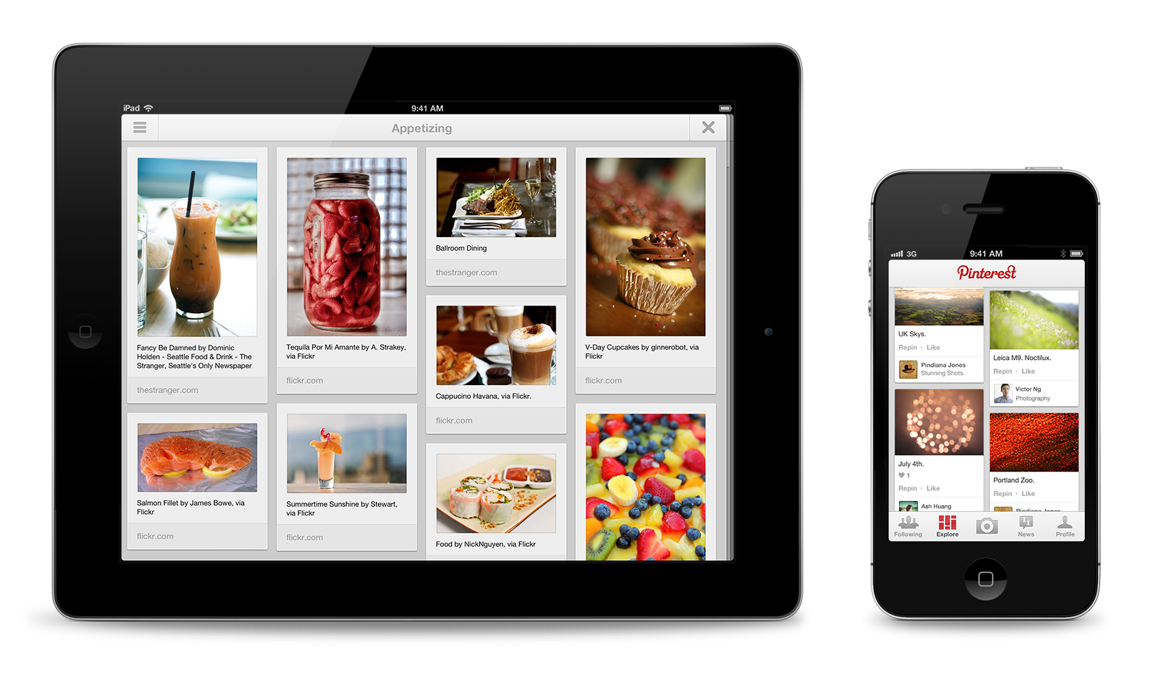 Aplicativo Pinterest para iOS agora é universal, compatível também com ...