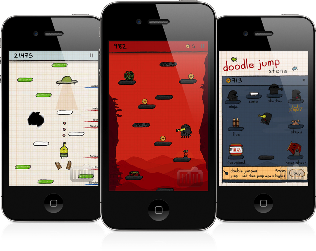 Clássico Doodle Jump ganha grande atualização com novos monstros ...