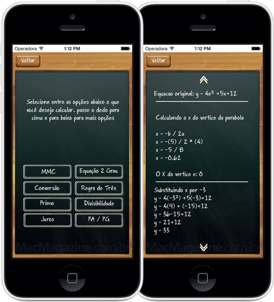 Entenda como são feitos diversos cálculos com o aplicativo Cola ...