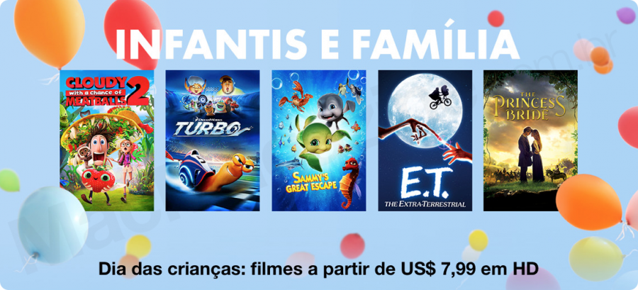 ↪ 87 filmes infantis e para a família em promoção na iTunes Store ...