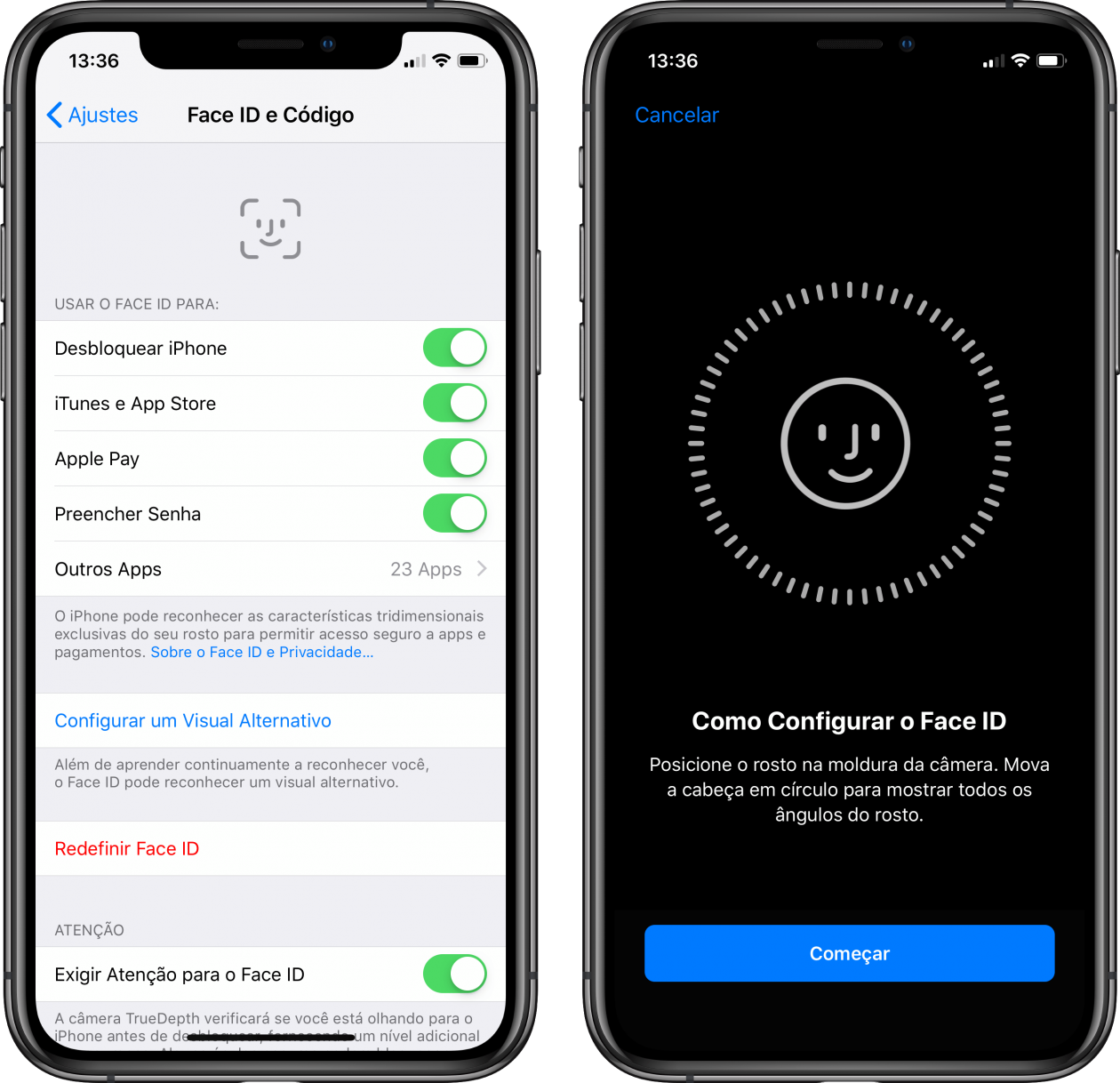 iOS 12: saiba como registrar outro rosto no Face ID - MacMagazine