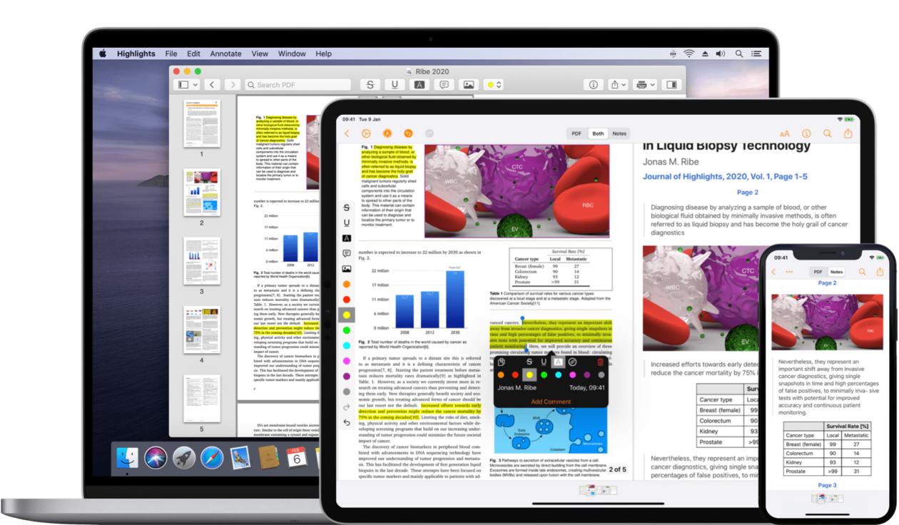 Highlights, leitor de PDFs com foco em pesquisa, chega ao iOS como app ...