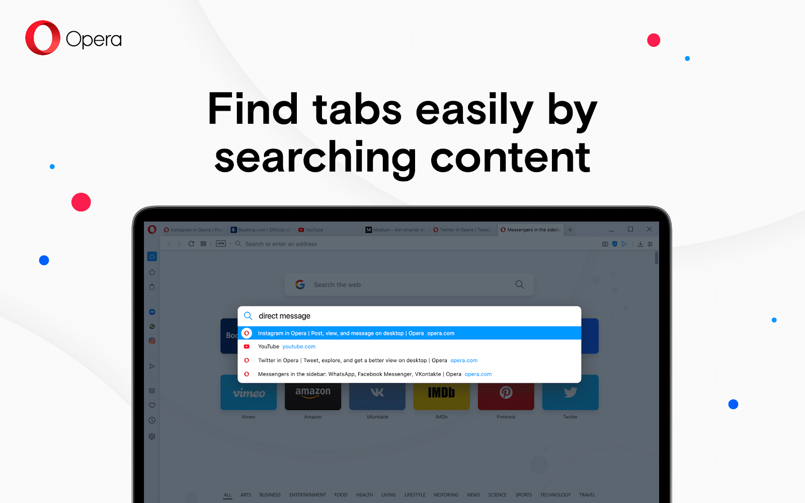 Opera 70 chega com busca dentro de abas e painel melhorado de favoritos ...