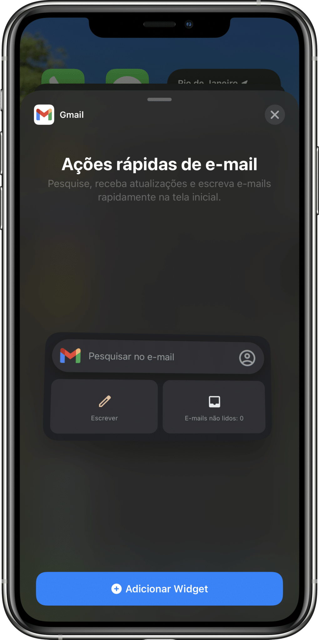 Aplicativo Gmail ganha widget no iOS 14 - MacMagazine