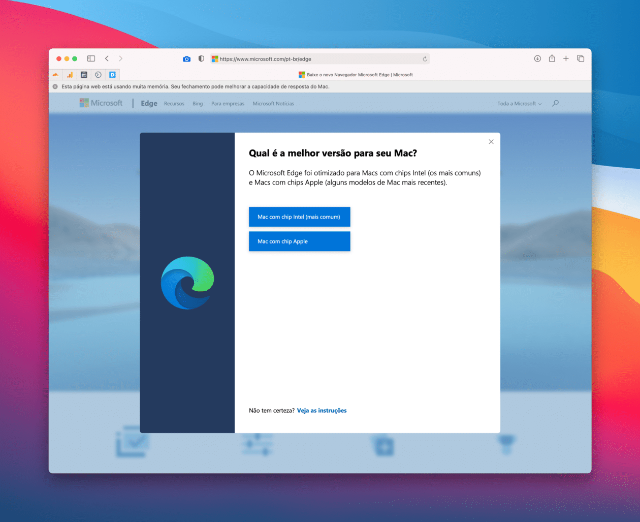 Microsoft Edge está agora otimizado para Macs M1 - MacMagazine