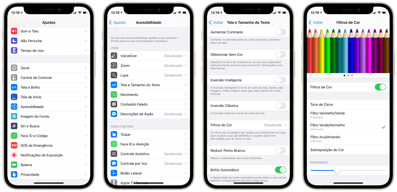 Daltônicos: como usar filtros de cor [iPhone e iPad] - MacMagazine