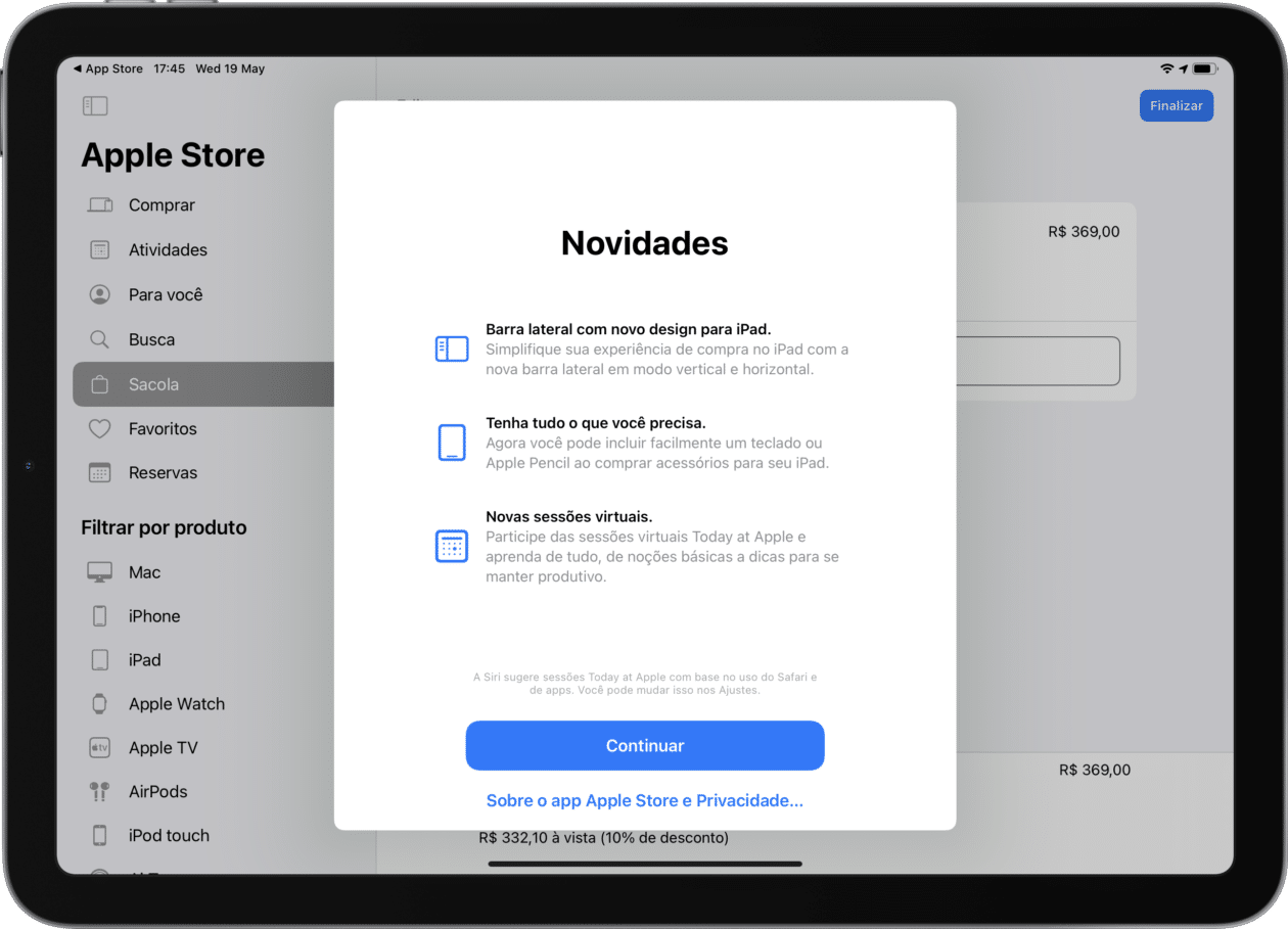 Aplicativo Apple Store para iPads ganha novo design – MacMagazine
