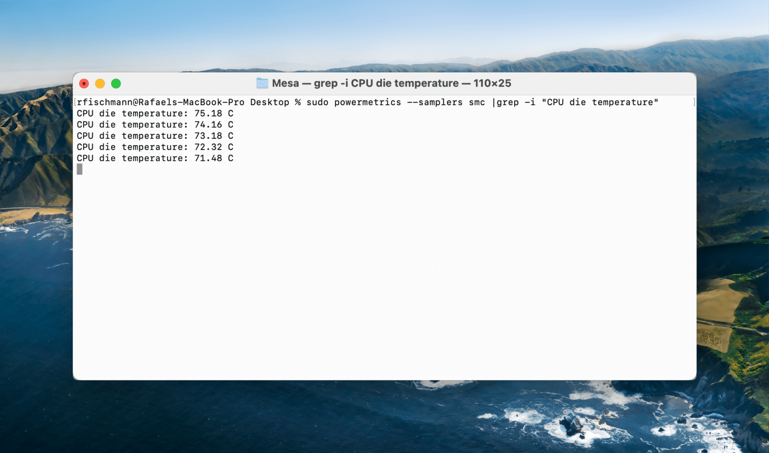 Como verificar a temperatura da CPU usando o Terminal [Mac] - MacMagazine