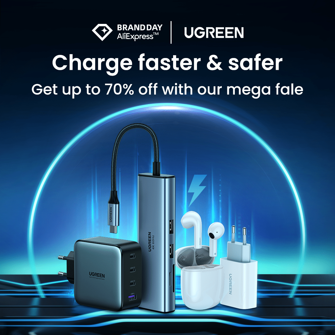 Economize muito com as ofertas do Festival Grandes Marcas UGREEN ...