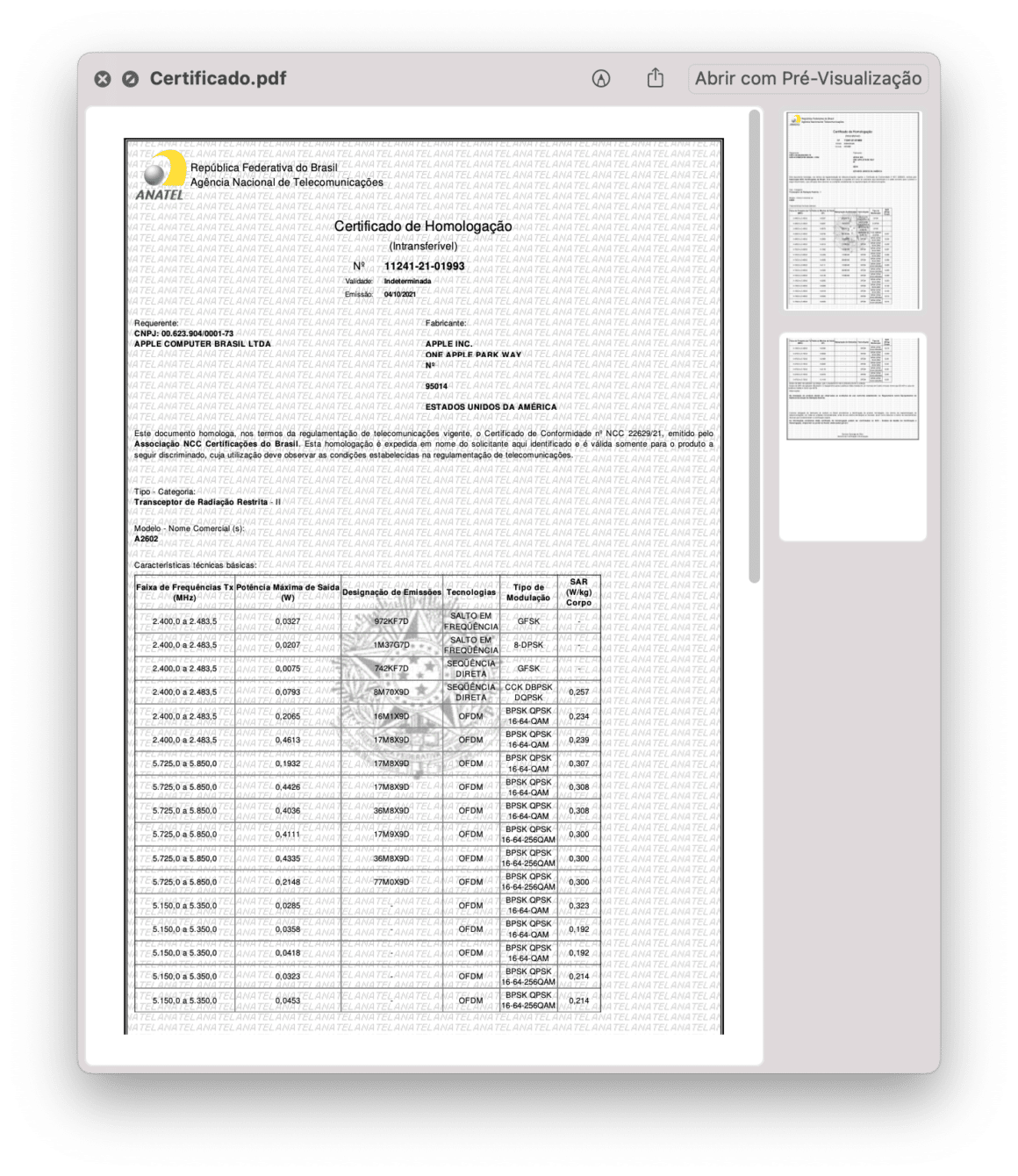 Anatel homologa versão Wi-Fi do iPad de nona geração - MacMagazine