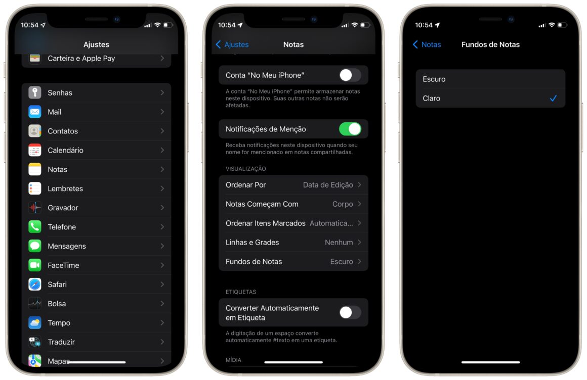 Como usar o Notas com fundo claro no modo escuro - MacMagazine