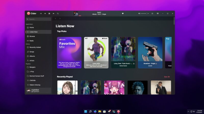 Cider leva a experiência nativa do Apple Music ao Windows - MacMagazine