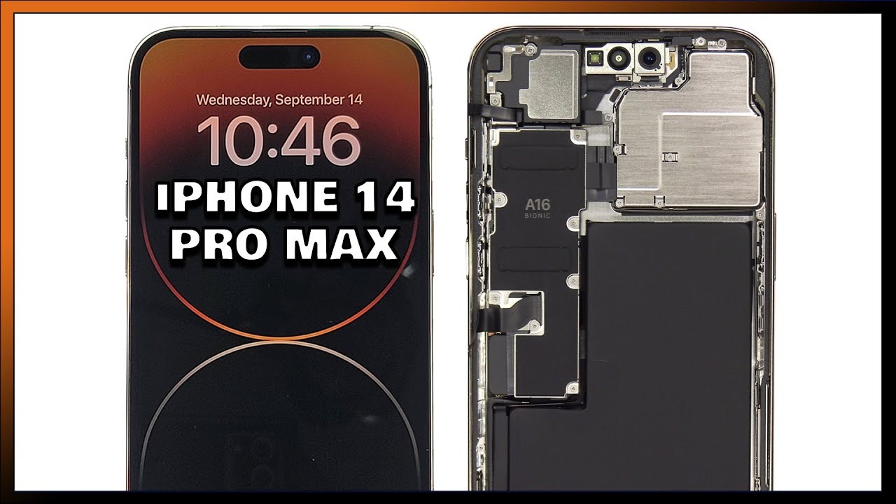 Teardown do iPhone 14 Pro Max mostra interior do aparelho - MacMagazine