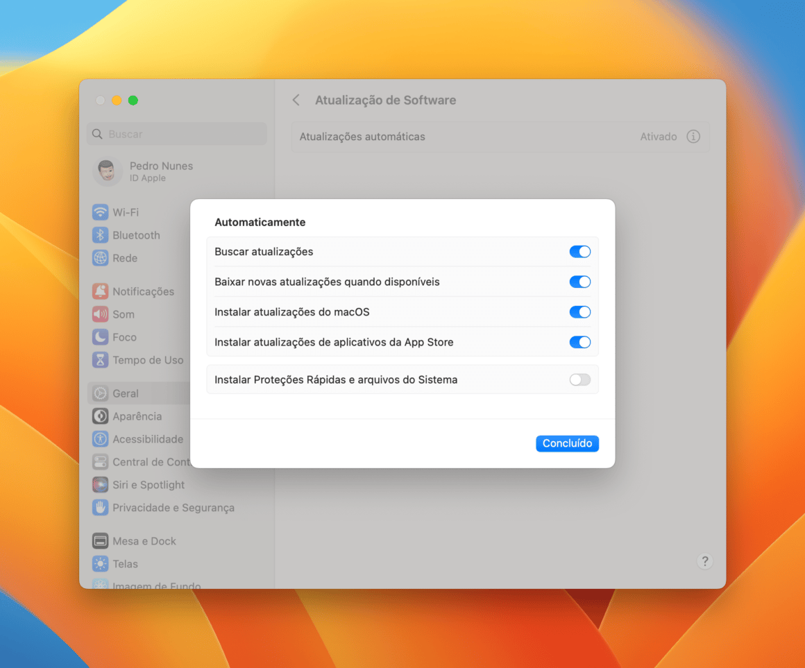 Como configurar as proteções rápidas de segurança e arquivos do sistema ...
