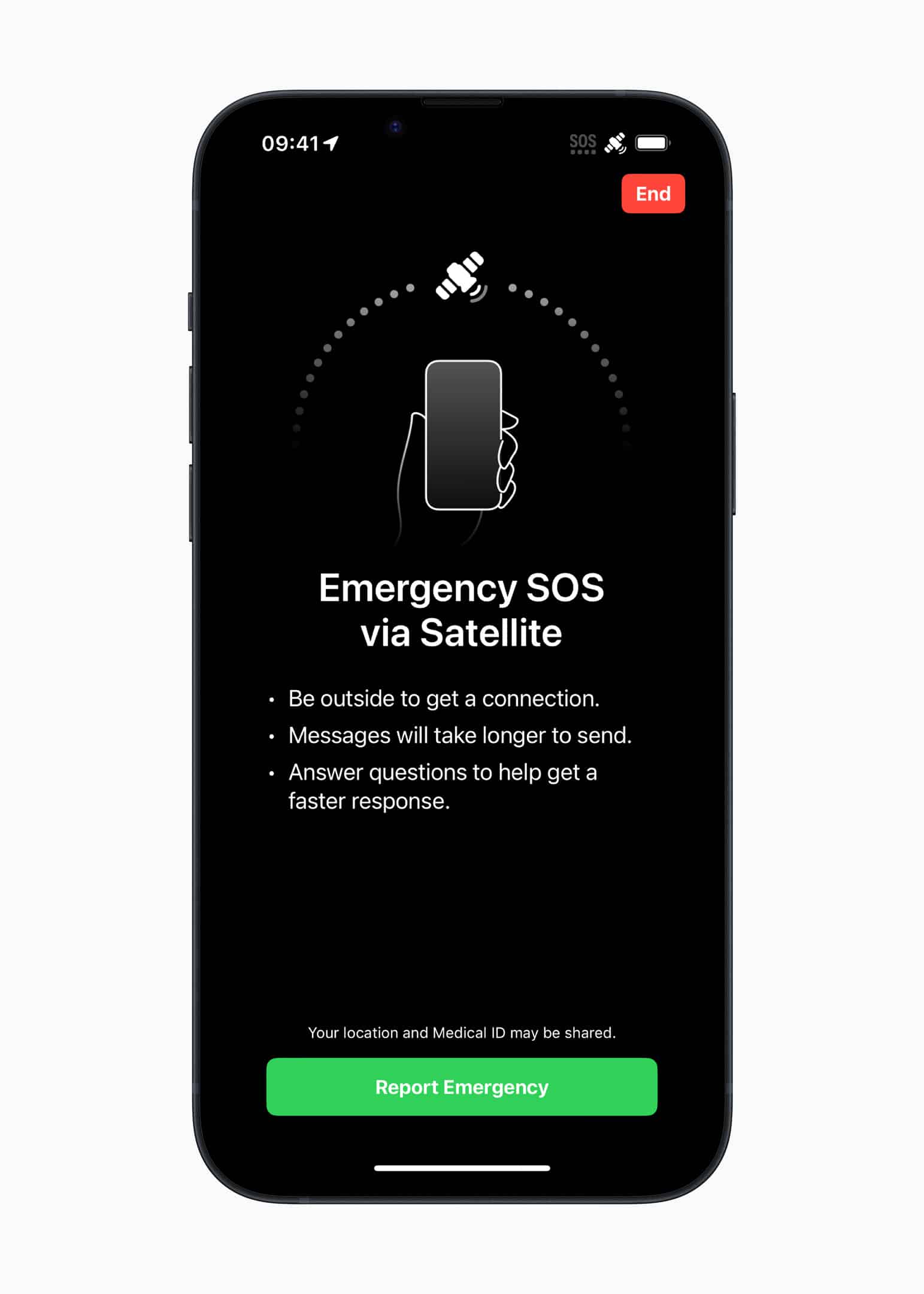 SOS de Emergência via Satélite é lançado em países da Europa - MacMagazine