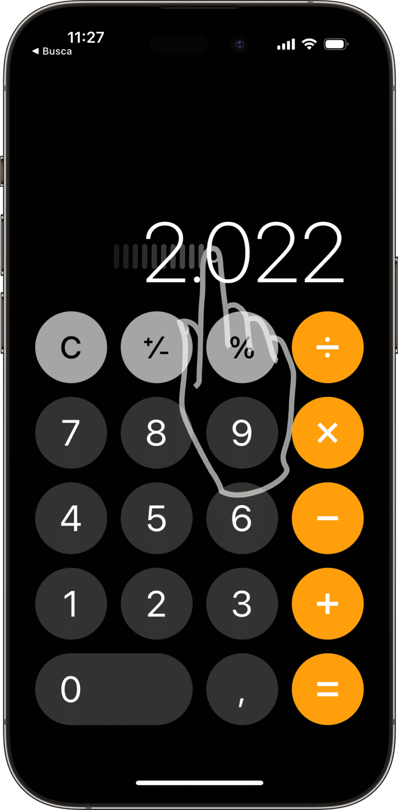 Calculadora: como apagar o último número digitado [iPhone e Mac] - MacMagazine