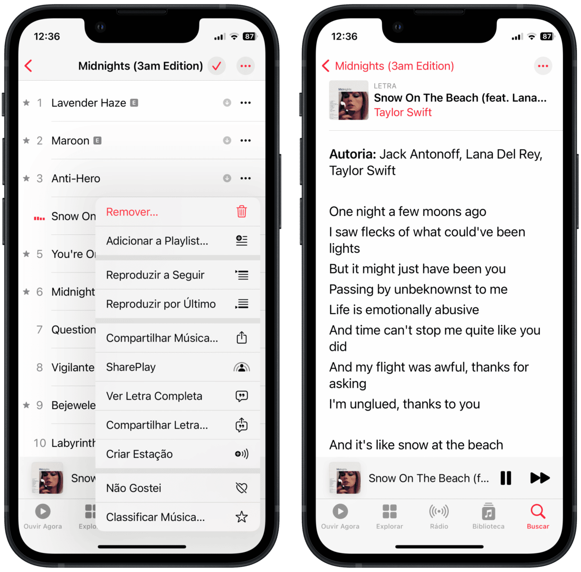 Como visualizar a letra completa da música [iPhone, iPad, Apple TV e ...