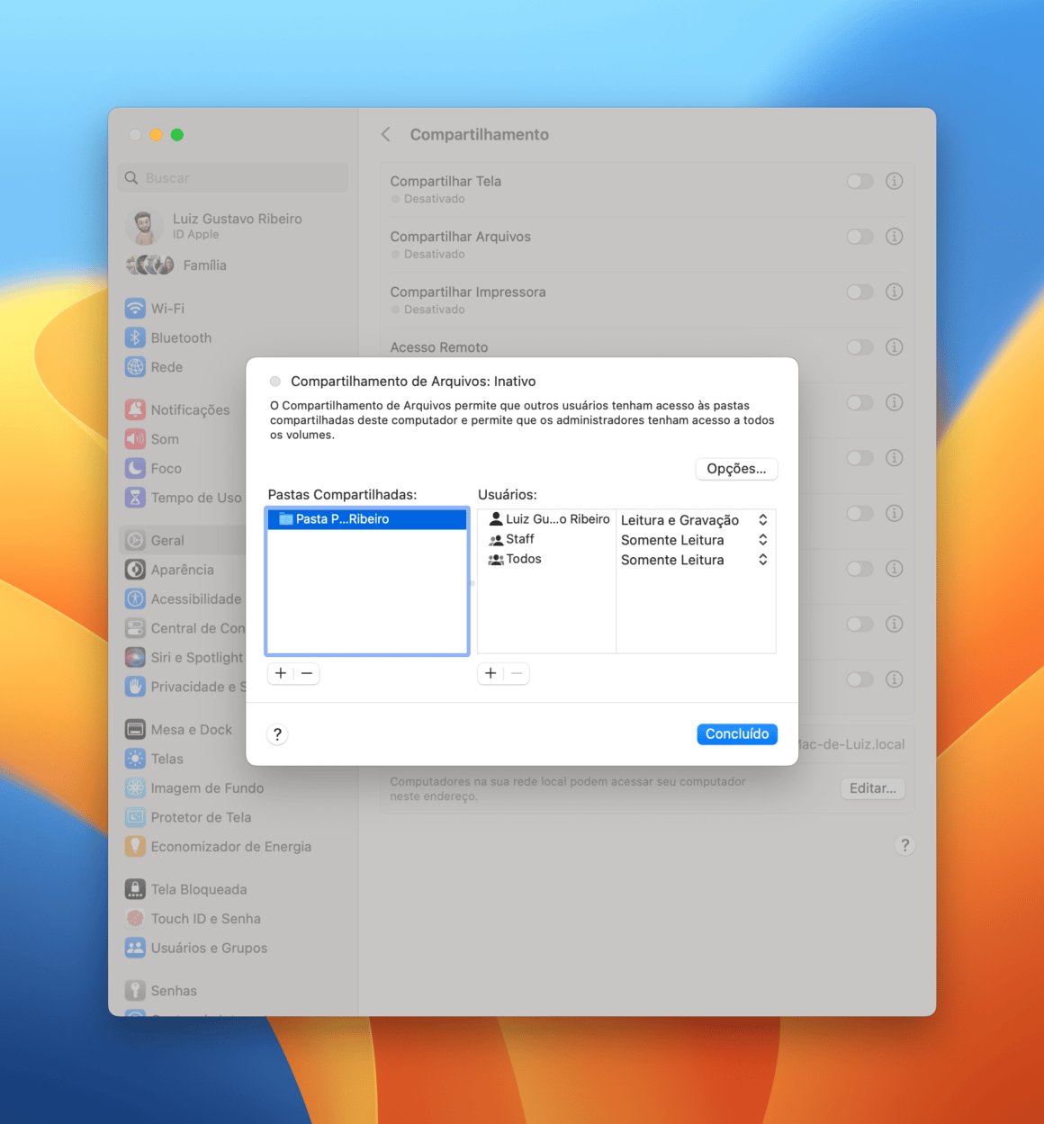 macOS Ventura 13 tem bug no compartilhamento de arquivos - MacMagazine