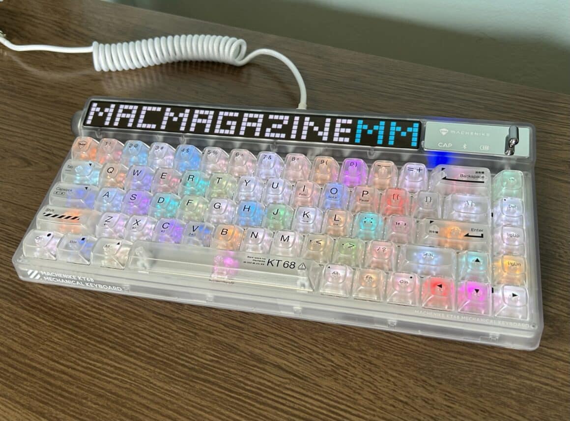 Review: teclado mecânico silencioso Machenike KT68 Pro - MacMagazine