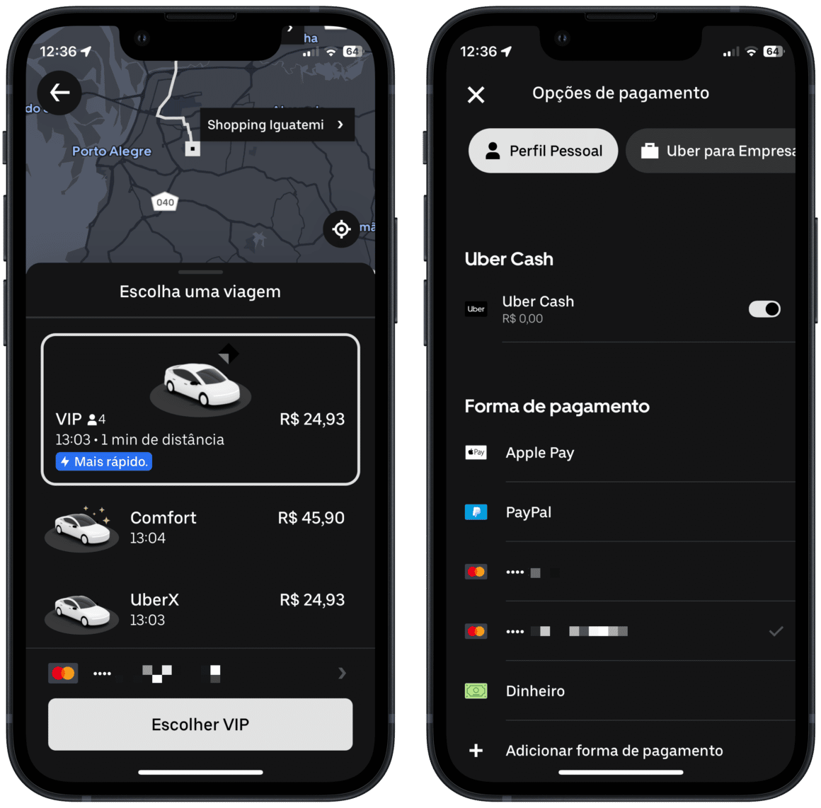How to Add or Remove Payment Methods in the Uber App [iPhone, iPad e ...