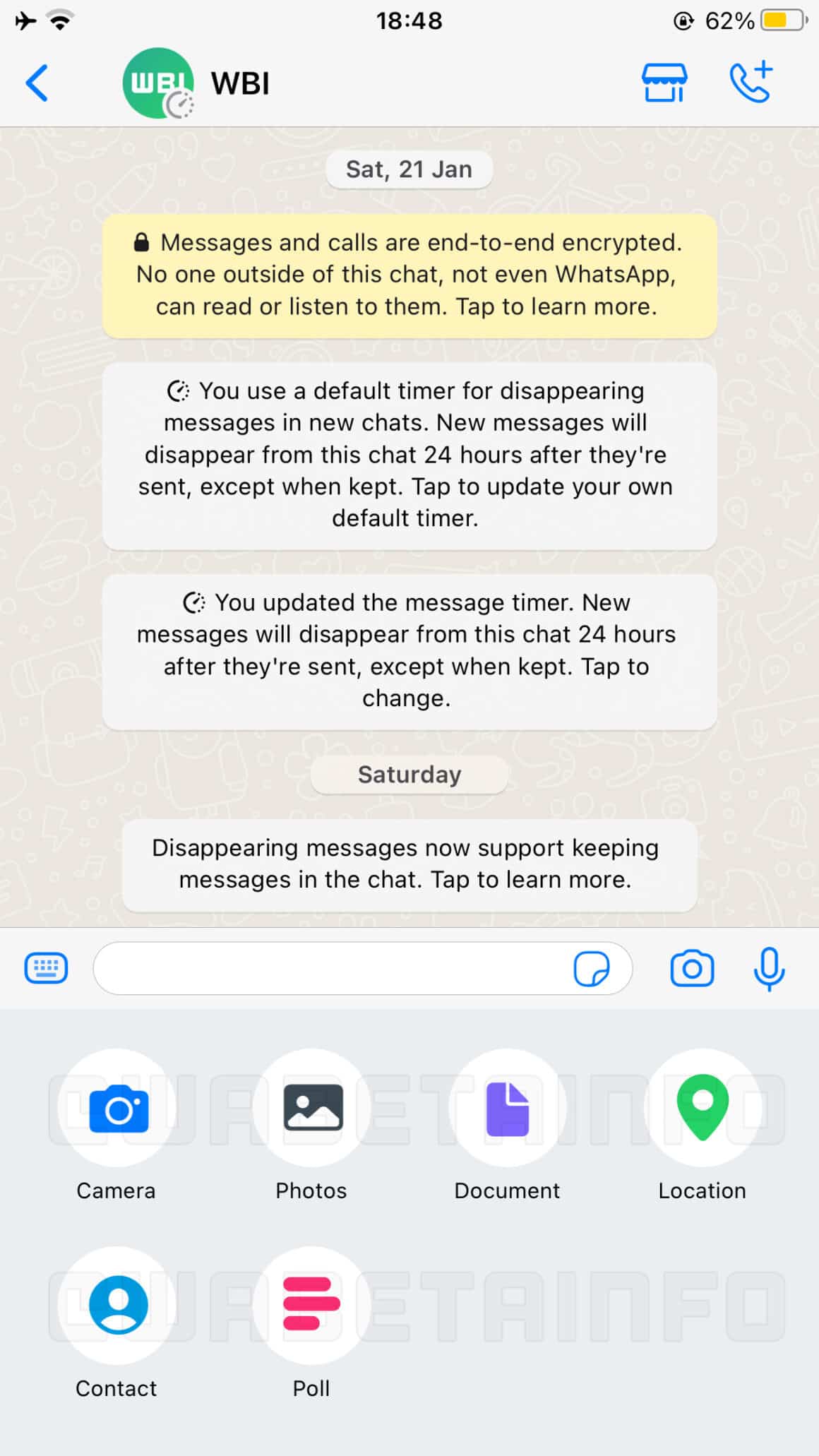 WhatsApp testa novo visual do menu de anexos para iOS - MacMagazine