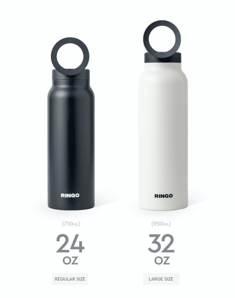 Conheça a Ringo, garrafa térmica com suporte MagSafe - MacMagazine