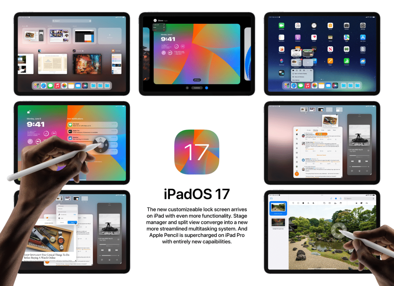 Conceito do iPadOS 17 cobre nova tela bloqueada para iPads - MacMagazine