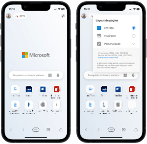Microsoft Edge: como personalizar o layout da página de nova guia [iPhone, iPad e Mac] - MacMagazine