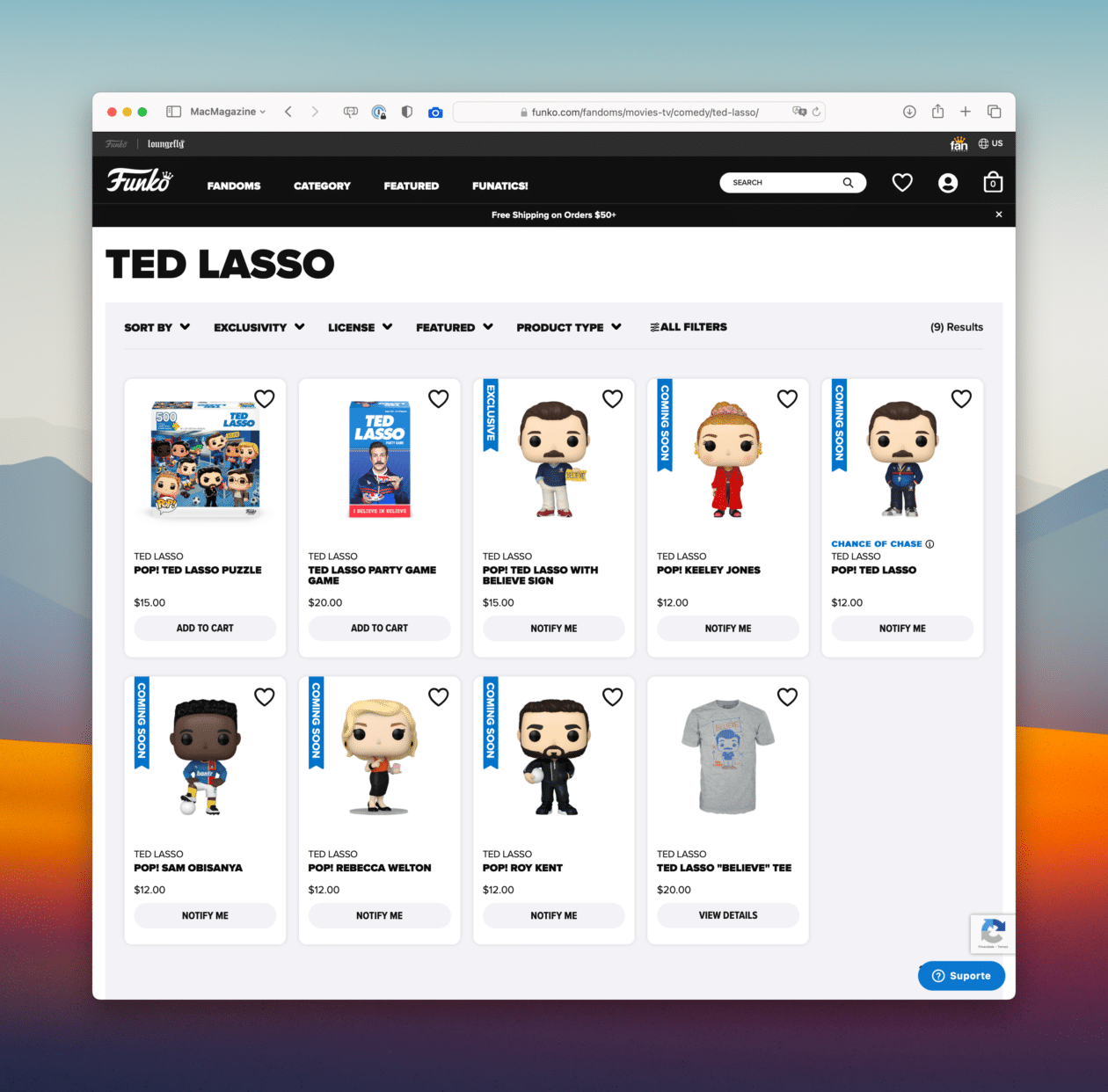 Funko apresenta novos colecionáveis exclusivos de "Ted Lasso" - MacMagazine