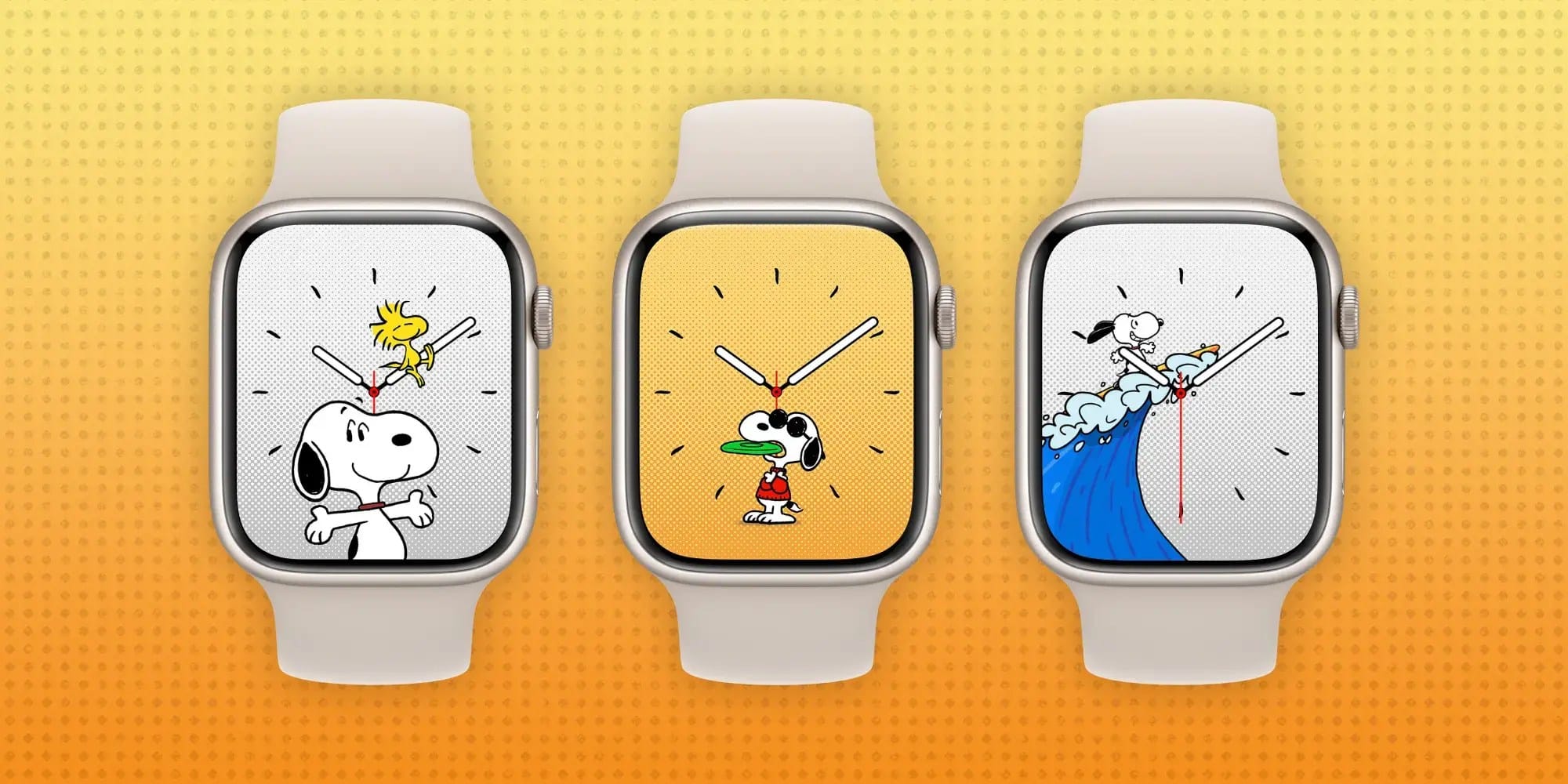 Mostrador do Snoopy no watchOS 10 é composto por 12 minutos de animação ...