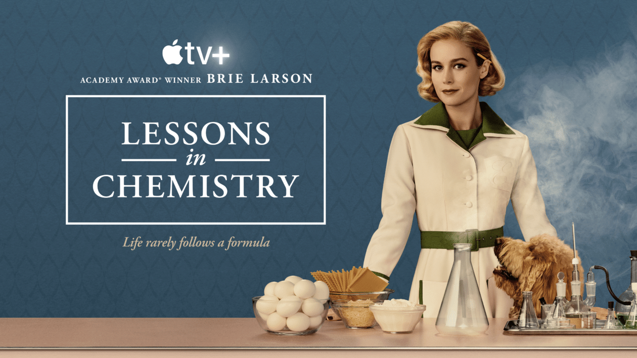 Estreia do dia no Apple TV+: "Lessons in Chemistry", com Brie Larson ...