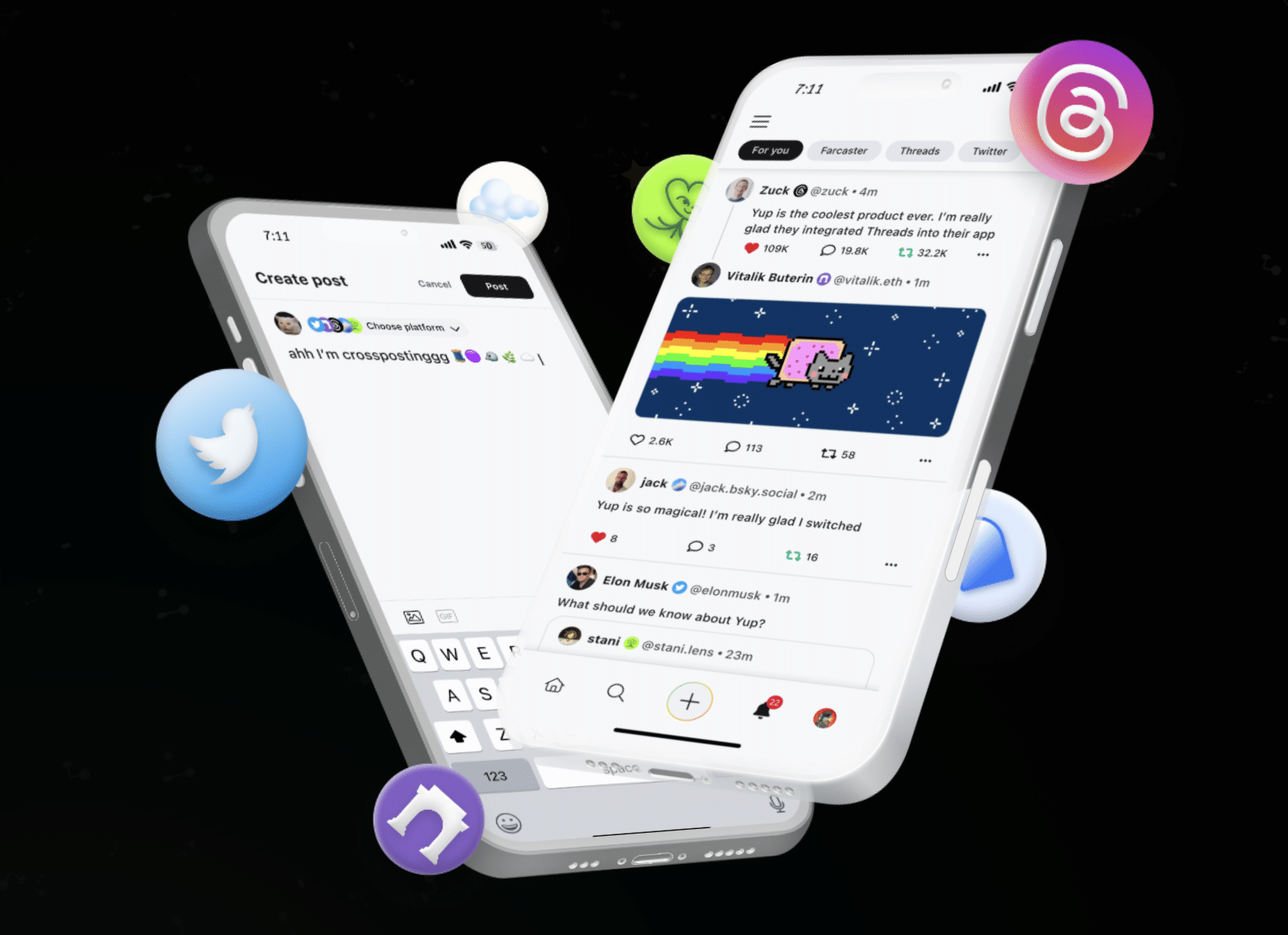 Yup permite ver e publicar posts em várias redes sociais de uma só vez - MacMagazine