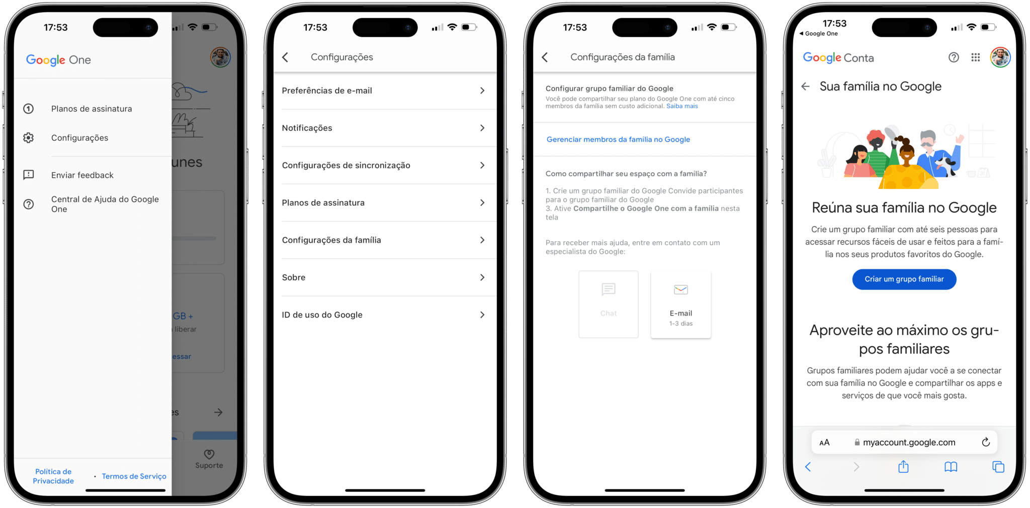 Como compartilhar o armazenamento do Google One [iPhone, iPad e web ...