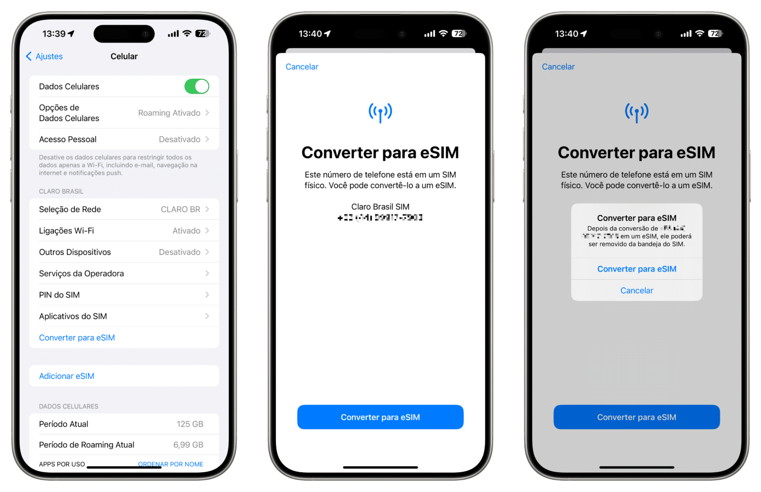 Como converter um chip físico (SIM card) em eSIM pelo próprio iPhone - MacMagazine