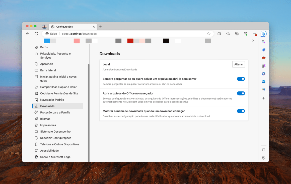 Como mudar o local dos downloads no Microsoft Edge [Mac] - MacMagazine