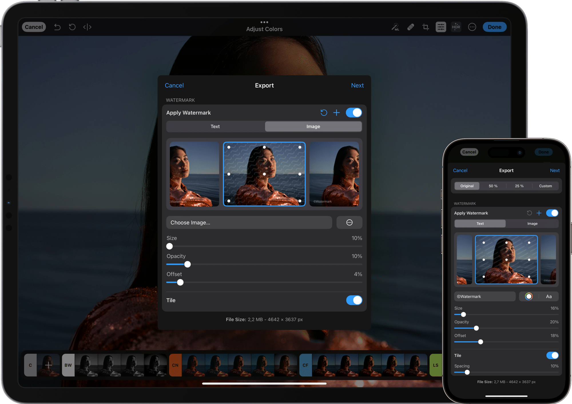 Photomator para iOS/iPadOS ganha suporte a marcas d'água - MacMagazine