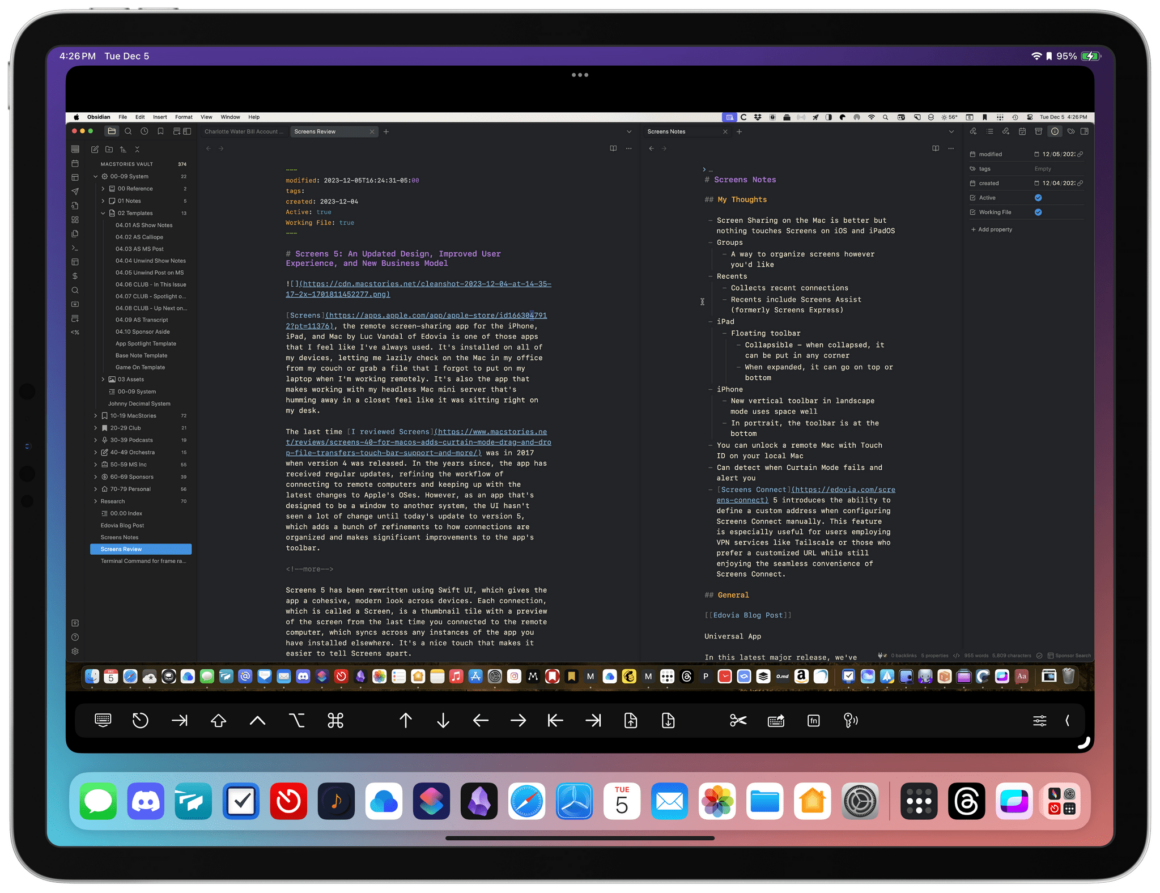 Cliente de VNC Screens ganha novo design e se torna universal - MacMagazine
