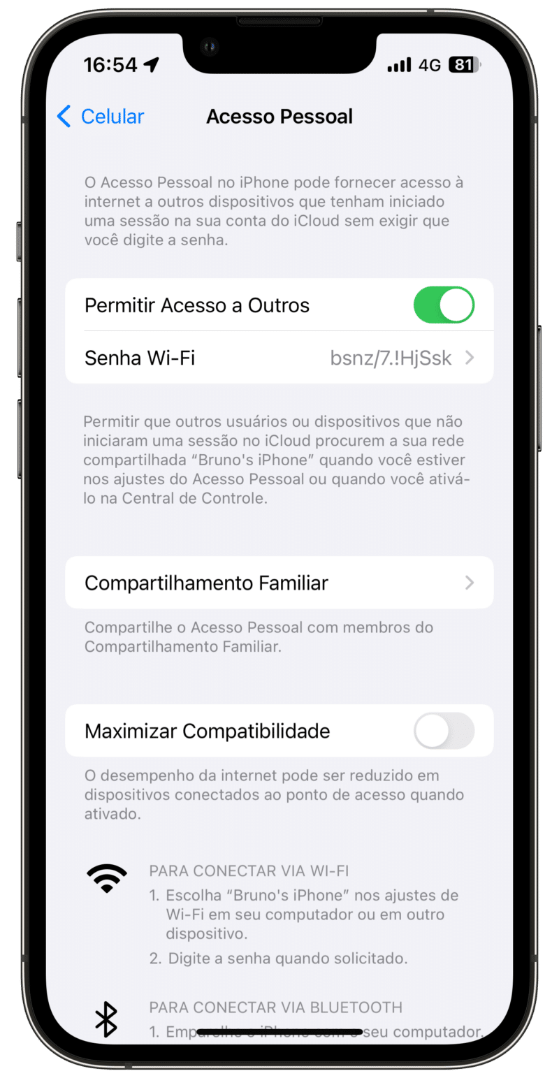 Saiba como rotear a internet do seu iPhone - MacMagazine