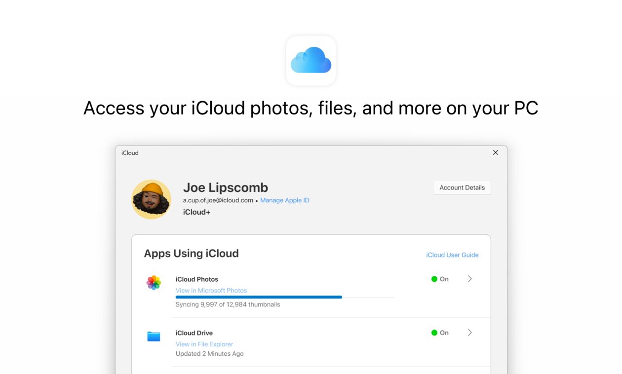 iCloud para Windows é redesenhado e ganha novos recursos - MacMagazine