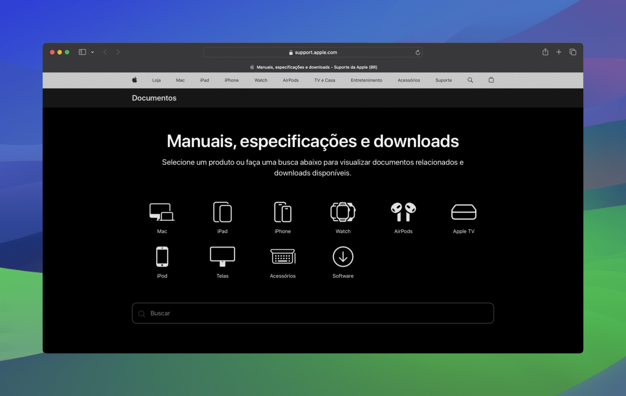 Apple junta documentação sobre seus produtos e softwares em nova página ...