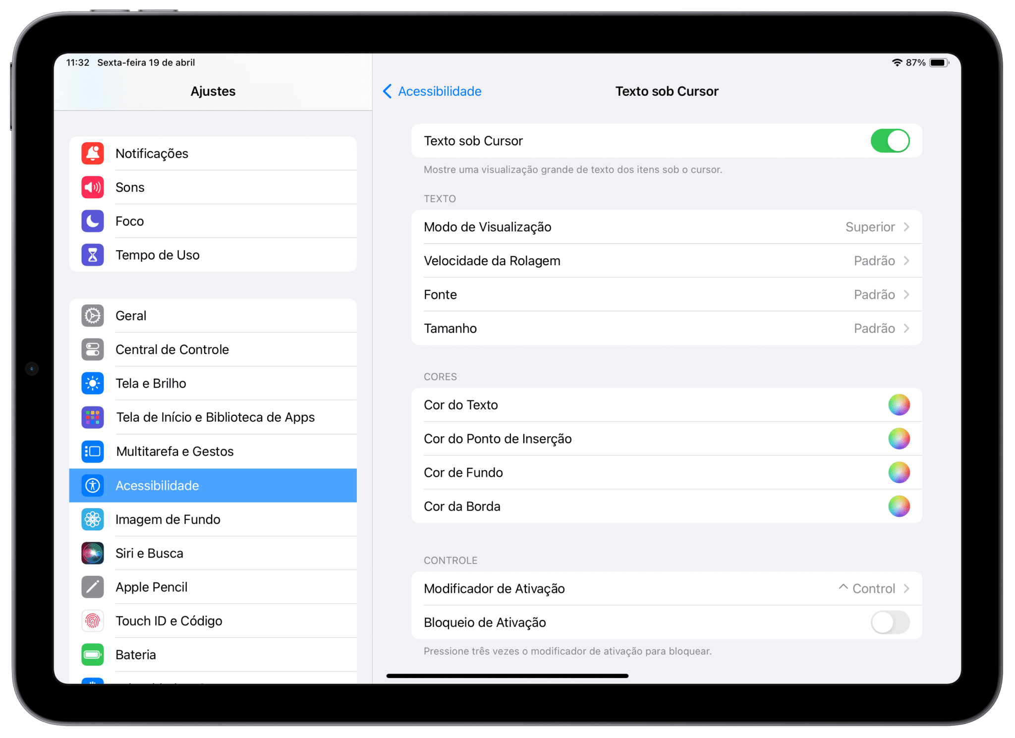 Como ativar e usar o Texto sob Cursor no iPad - MacMagazine