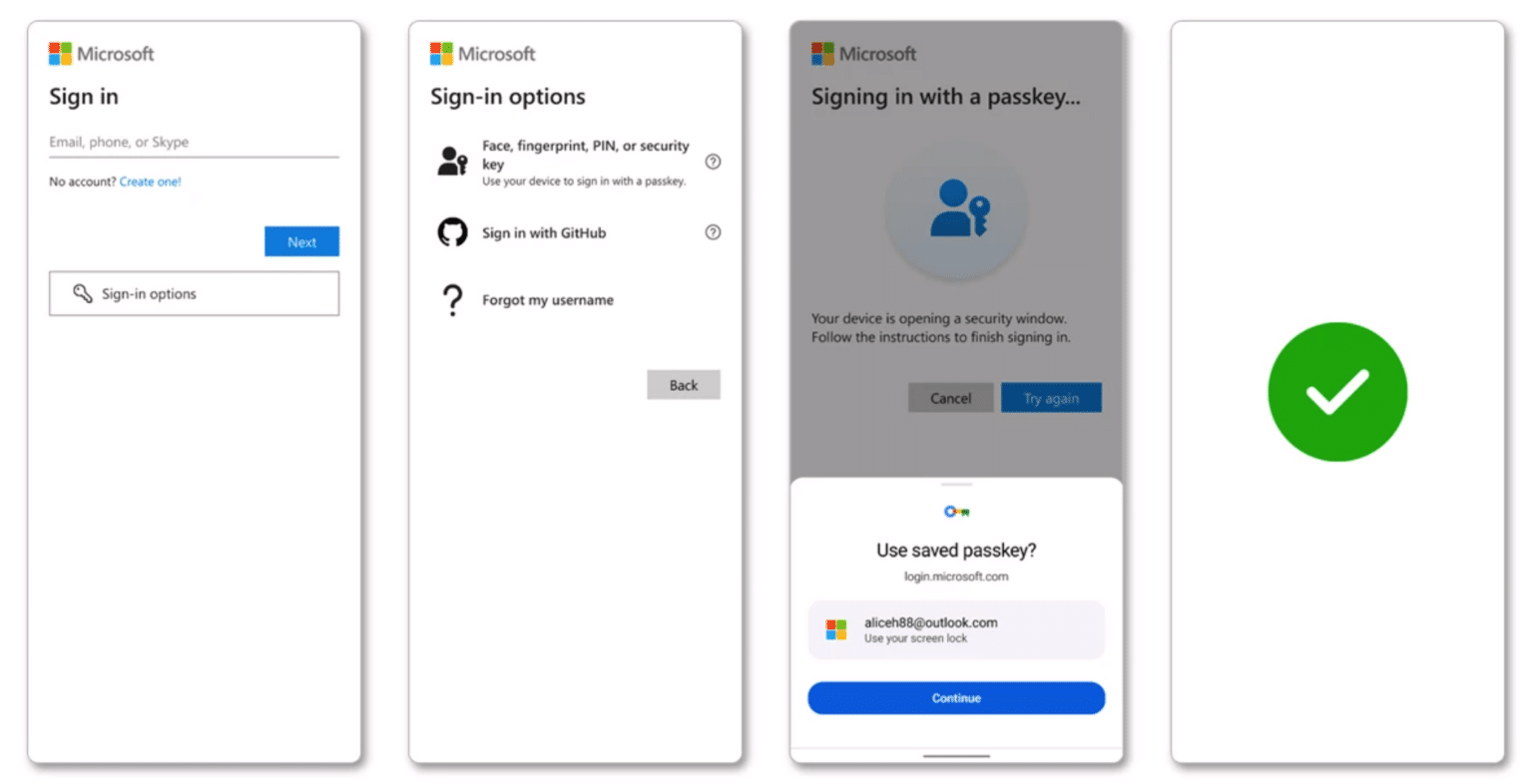 Microsoft libera login em contas com as Chaves-senha (Passkeys) para ...