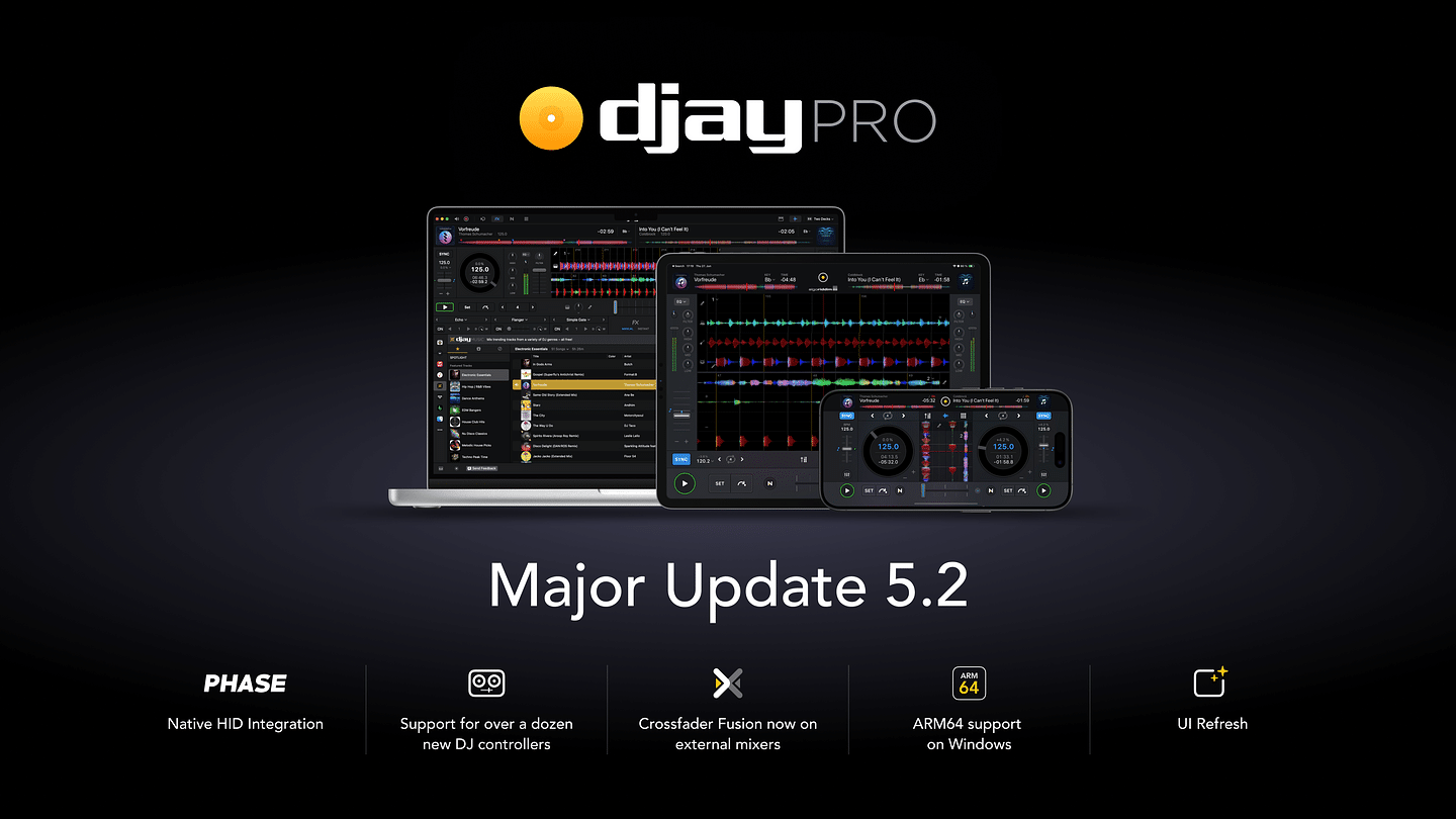 djay Pro ganha suporte a novos controladores e melhorias na interface ...