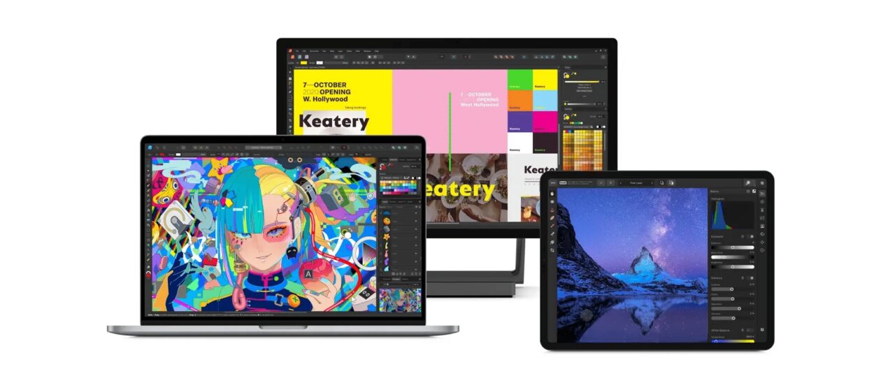 Agora é possível testar os apps da suíte Affinity de graça por 6 meses ...