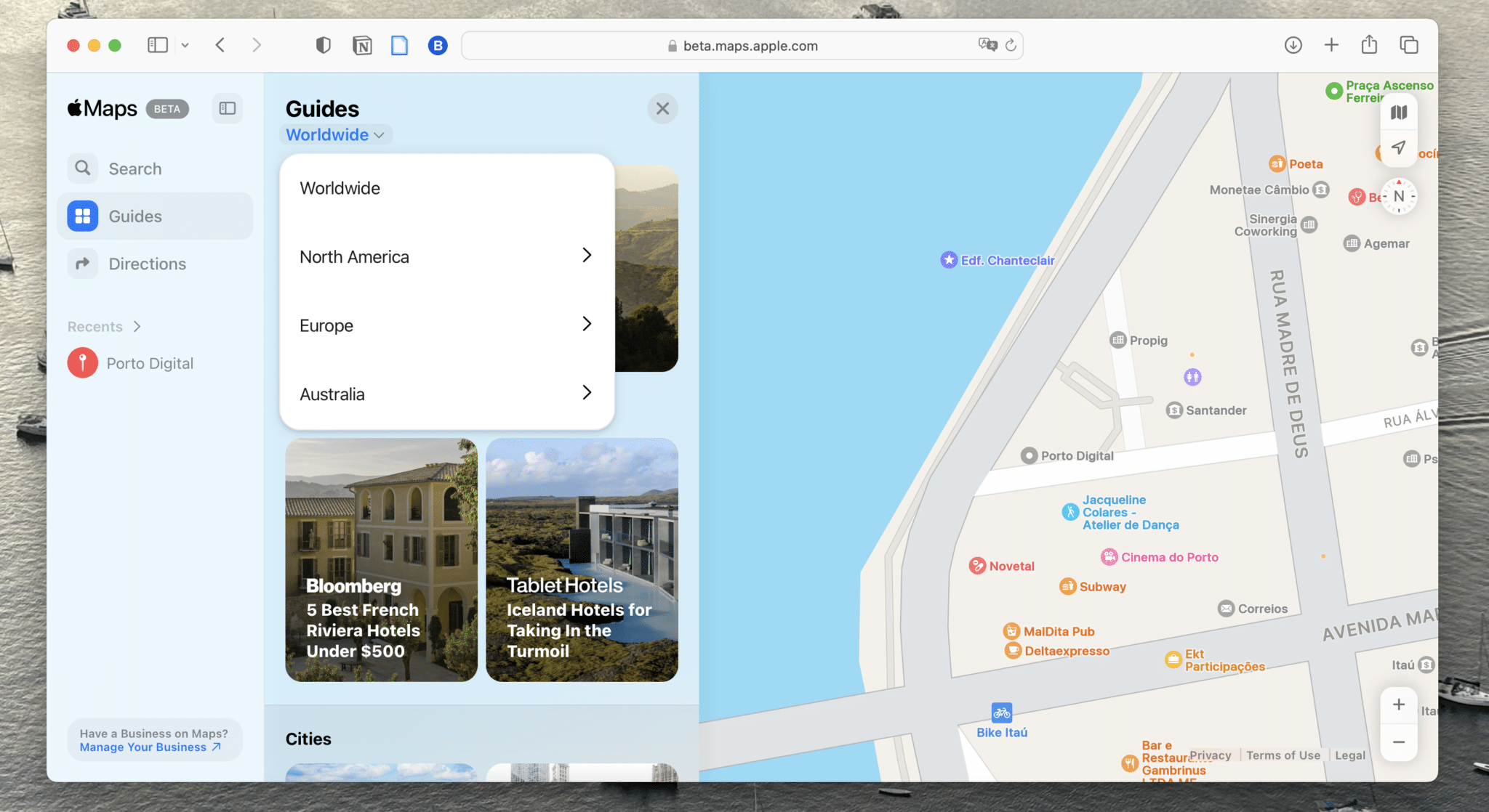 Como usar os Mapas da Apple na web [Mac, iPad e Windows] - MacMagazine