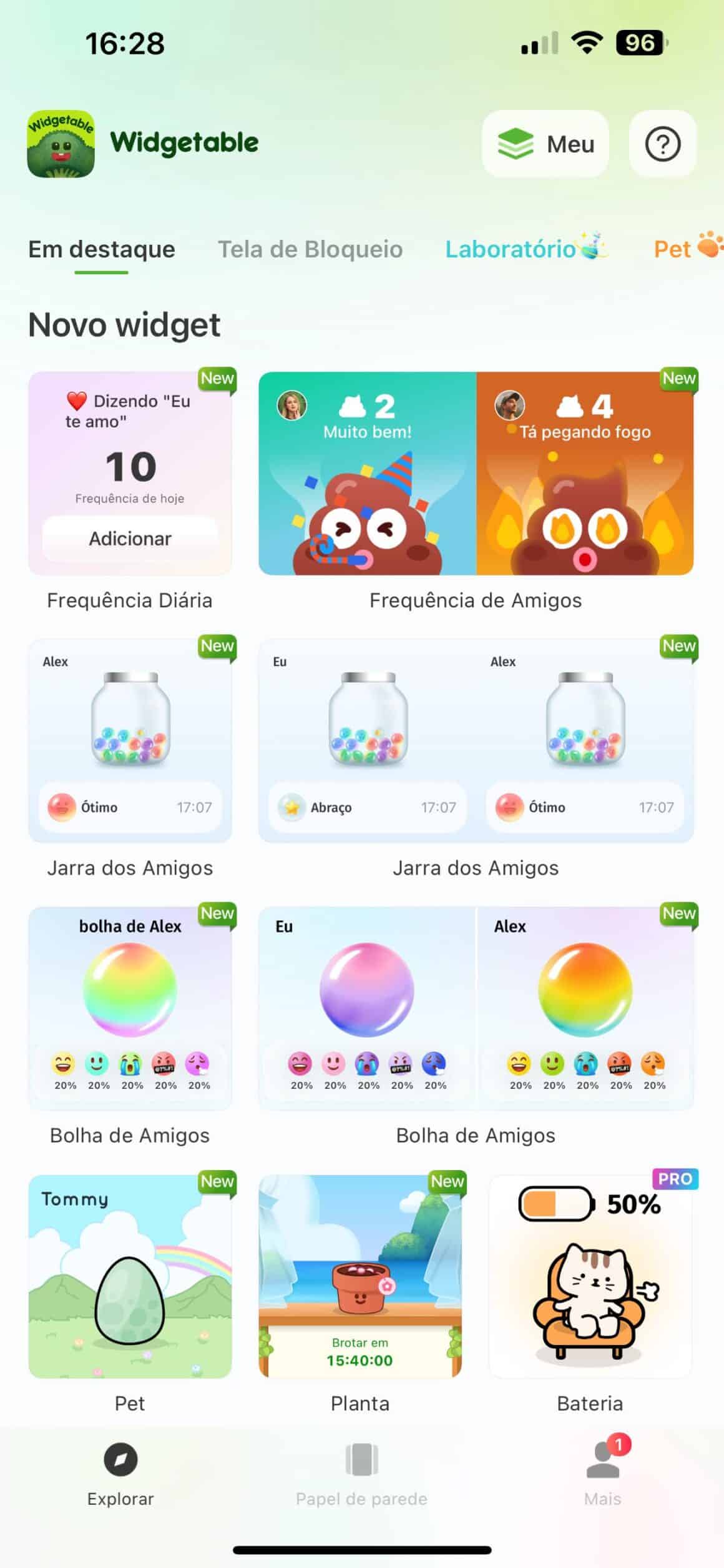 Widgetable é um app que visa conectar pessoas a partir de… widgets ...